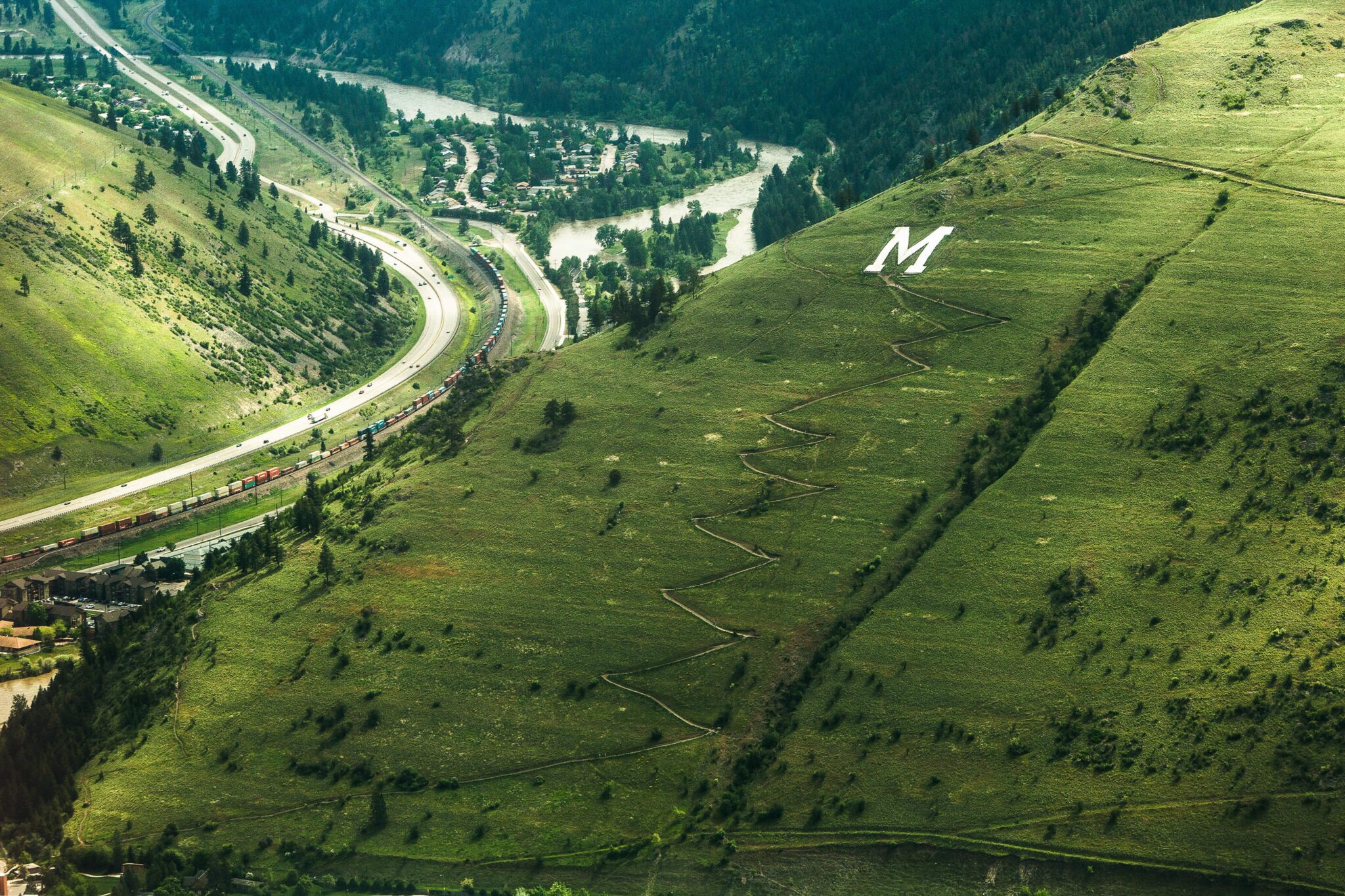 The M Trail in Montana - American Beautiful